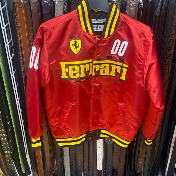 Headgear Classics | Jackets & Coats | Ferrari Mens Red Bomber Jacket ...